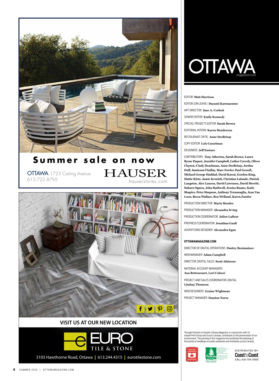 Ottawa Magazine - SUMMER 2016 Back Issue