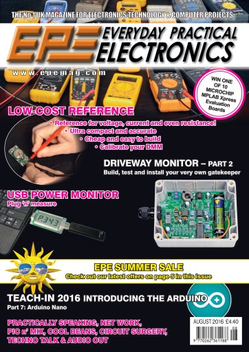 Practical Electronics Magazine - Aug-16 Back Issue