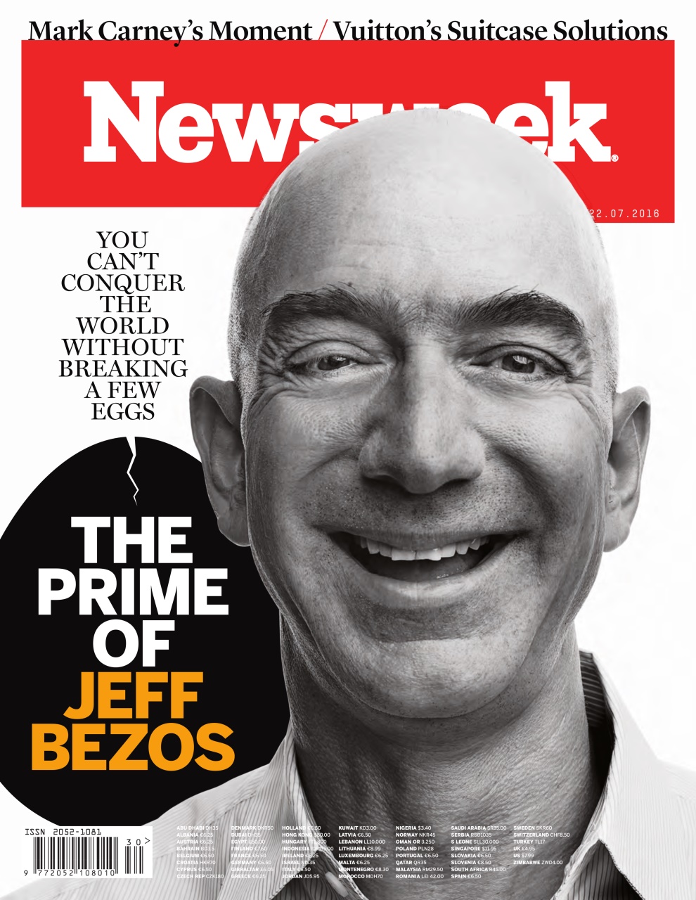 Newsweek International Magazine - 22nd July 2016 Back Issue