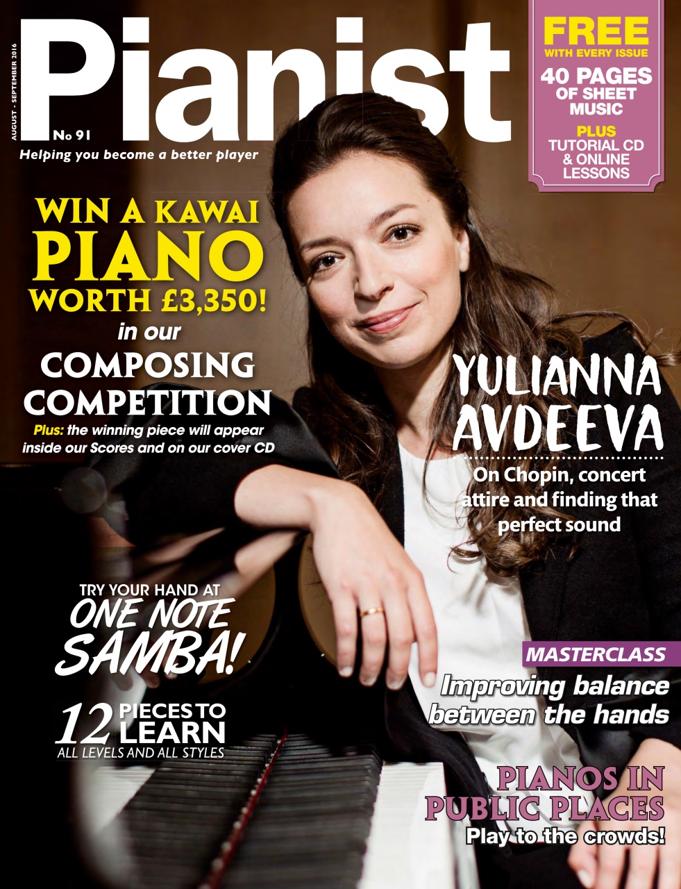 Pianist Magazine - Issue 91 Aug - Sept 2016 Back Issue