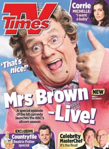 TV Times Magazine - 23rd July 2016 Back Issue
