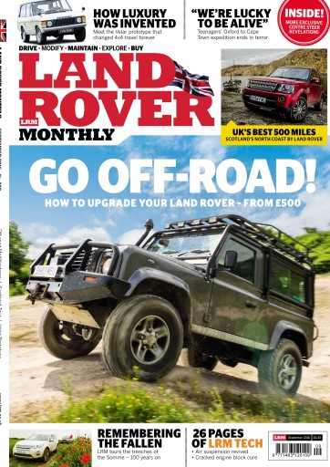Land Rover Monthly Magazine - September 2016 Back Issue