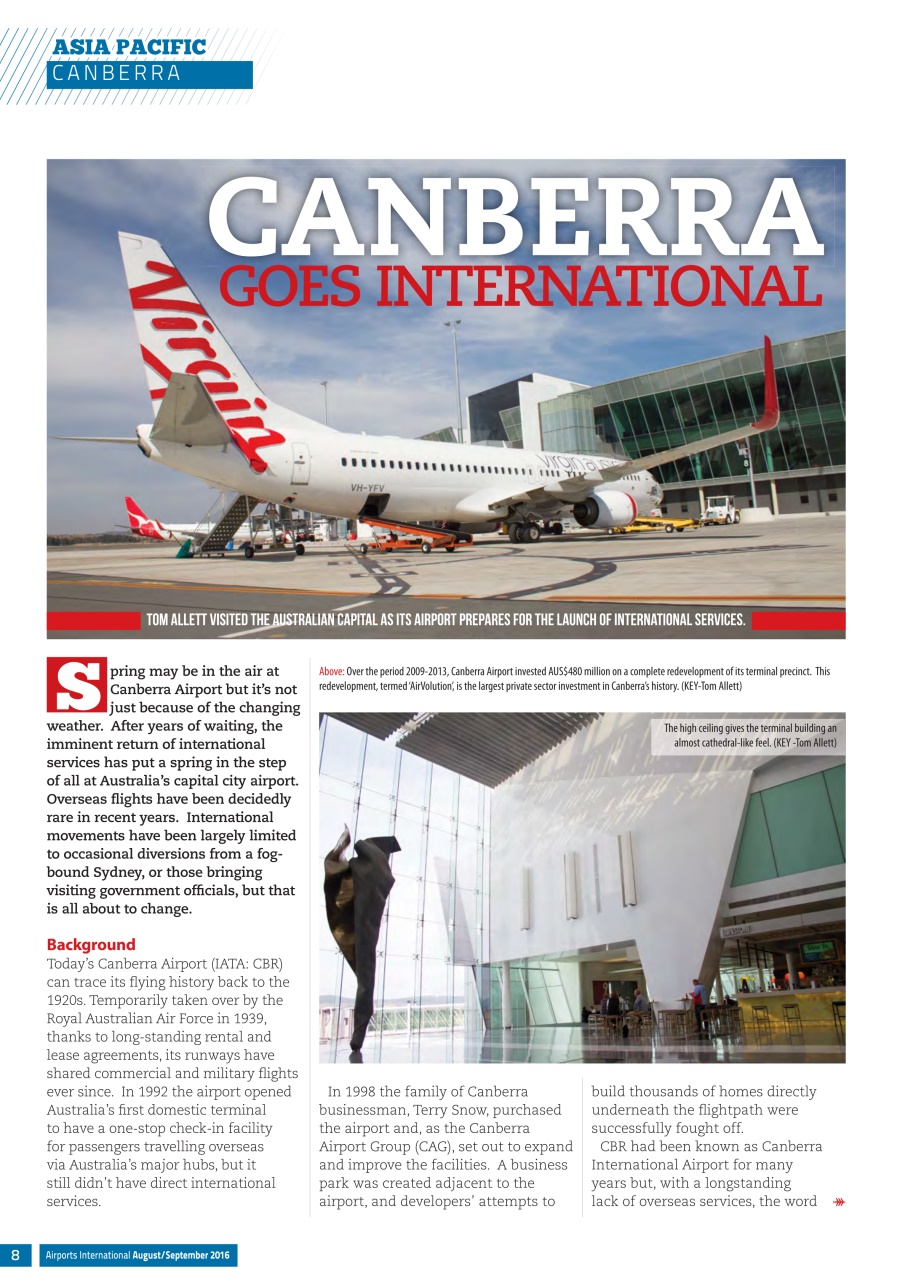 Airports International Magazine - August/September 2016 Back Issue
