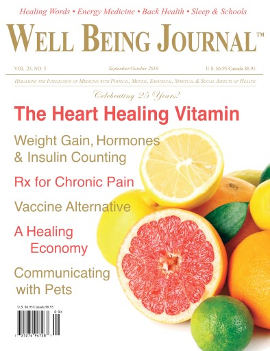 Well Being Journal Magazine - Vol. 25 No. 5 SeptemberOctober 2016 Back ...