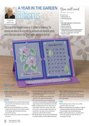 Parchment Craft Magazine - September 2016 Back Issue
