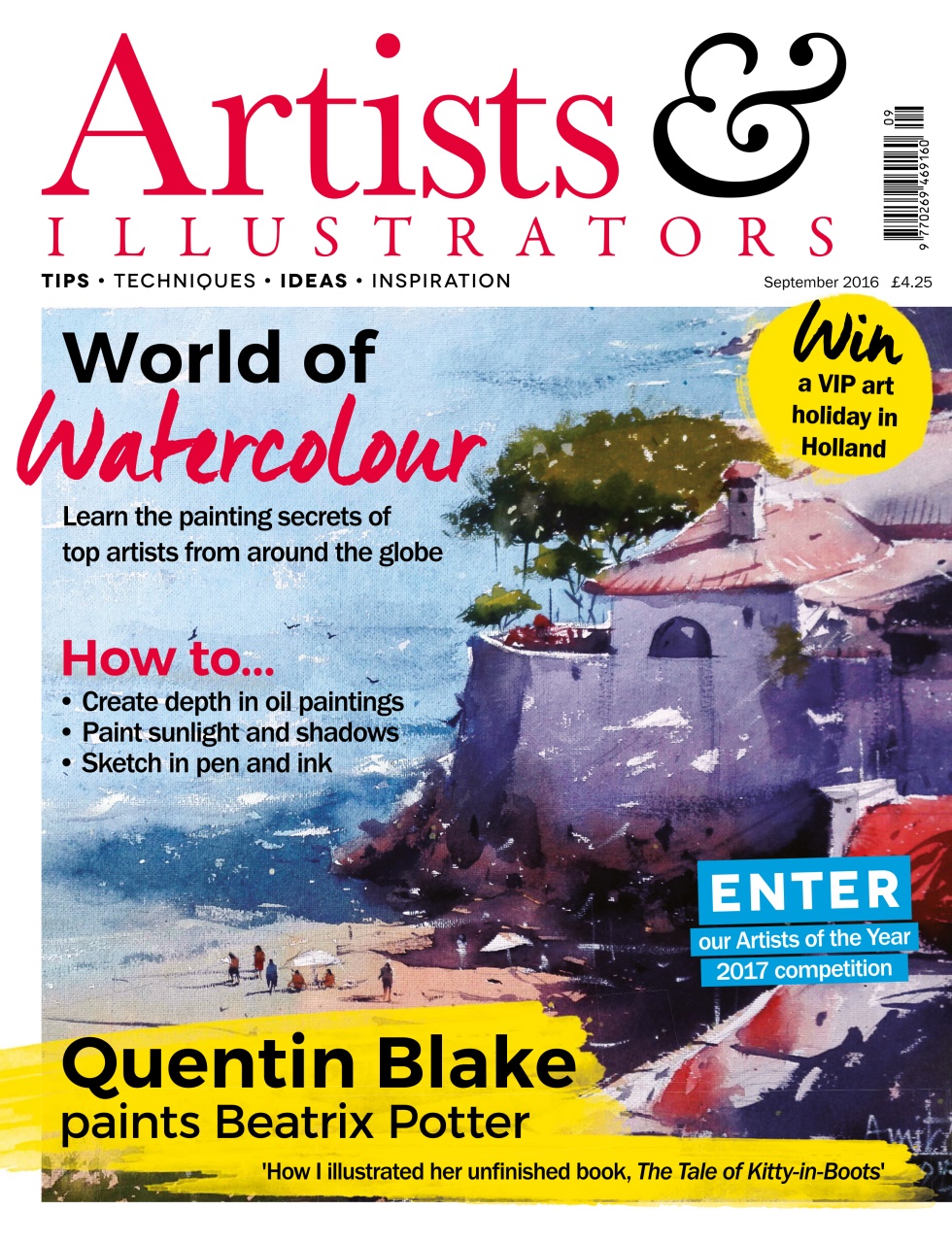 Artists & Illustrators Magazine - September 2016 Back Issue