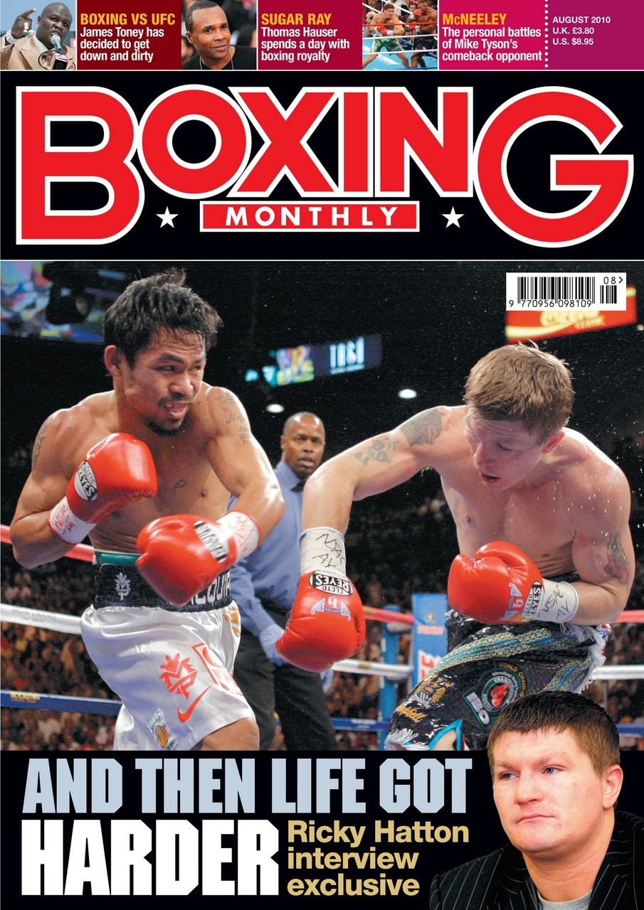 Boxing Monthly Magazine - Boxing Monthly August 2010 Back Issue