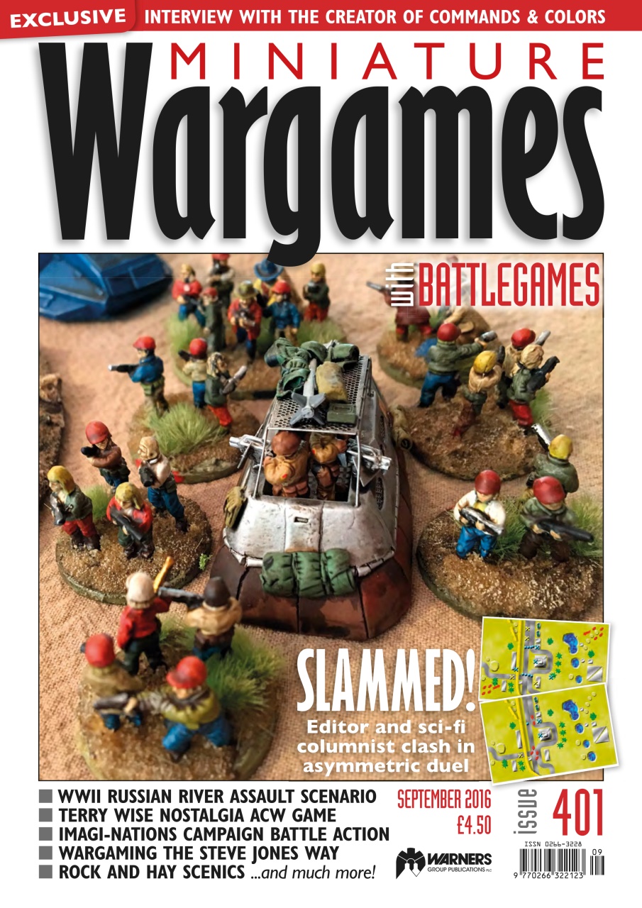 Miniature Wargames Magazine - September 2016 - Issue 401 Back Issue