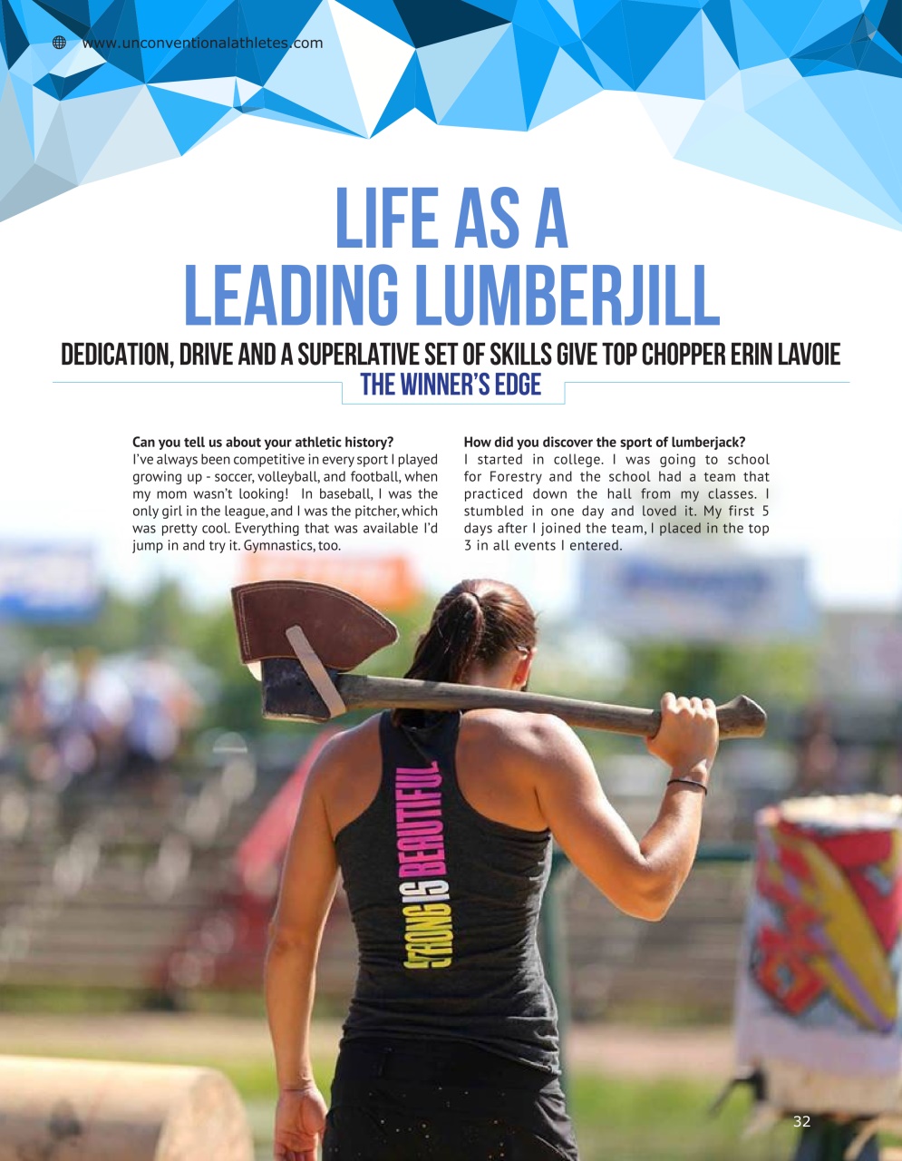 Unconventional Athletes Magazine - Issue 8 Volume 1 Back Issue