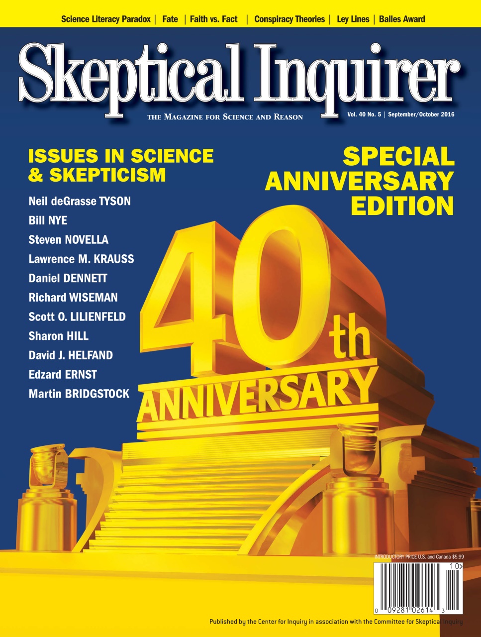 Skeptical Inquirer Magazine - September October 2016 Subscriptions ...