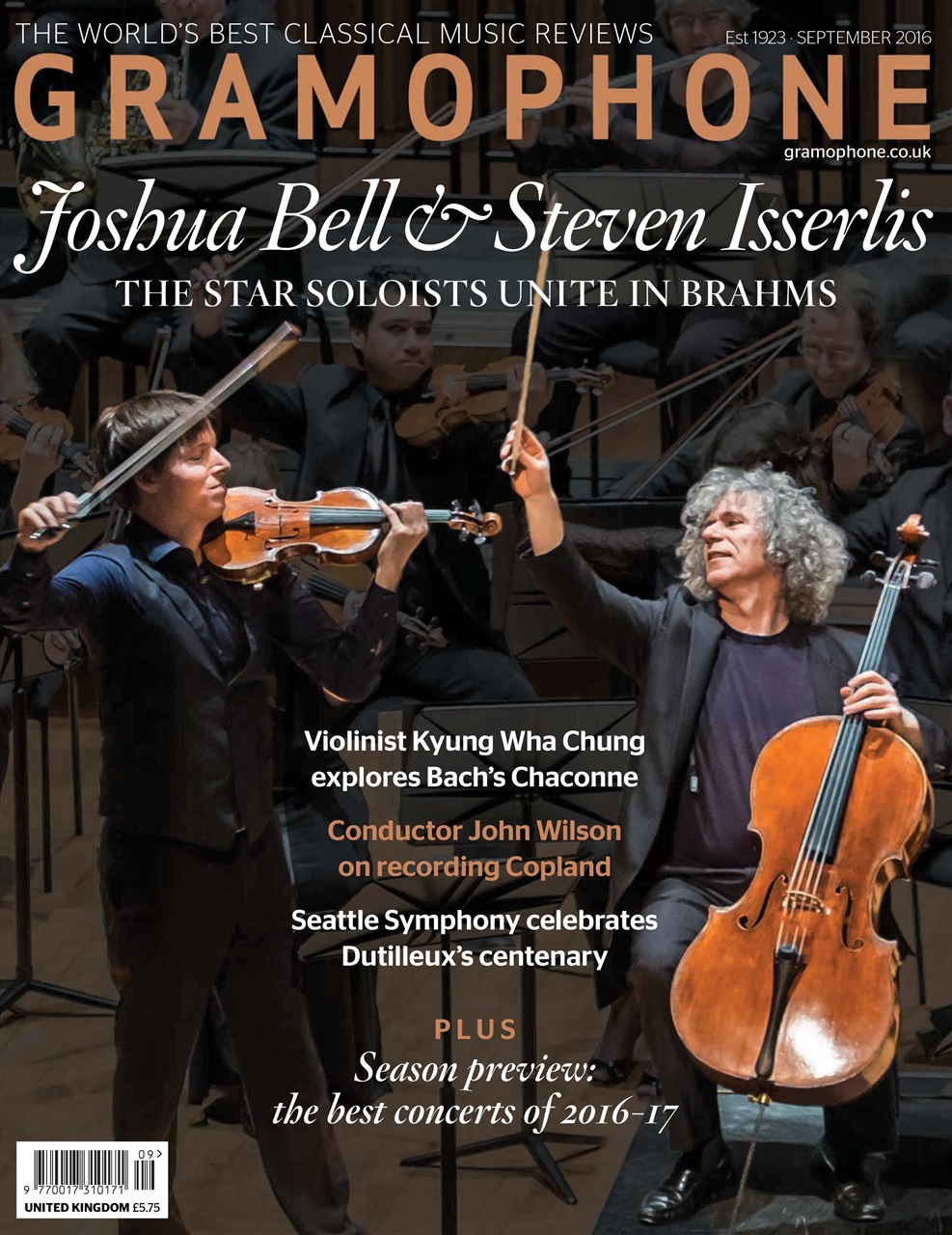 Gramophone Magazine - September 2016 Back Issue