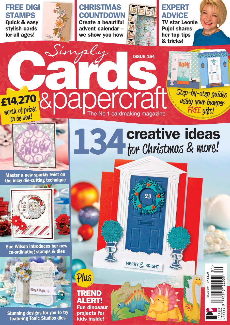 Simply Cards & Papercraft Magazine - 154 Back Issue