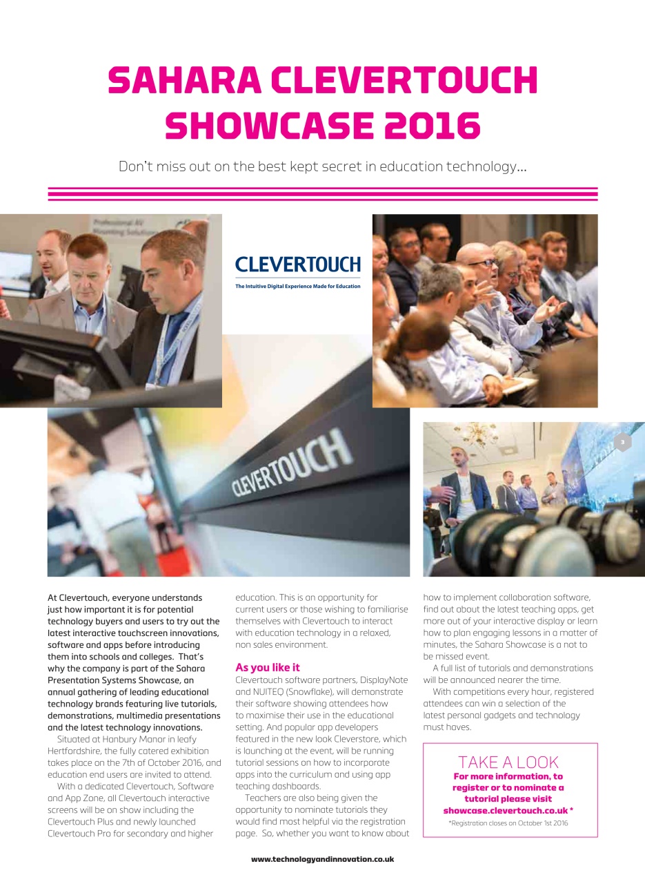 Technology and Innovation Magazine - Issue 3 Back Issue