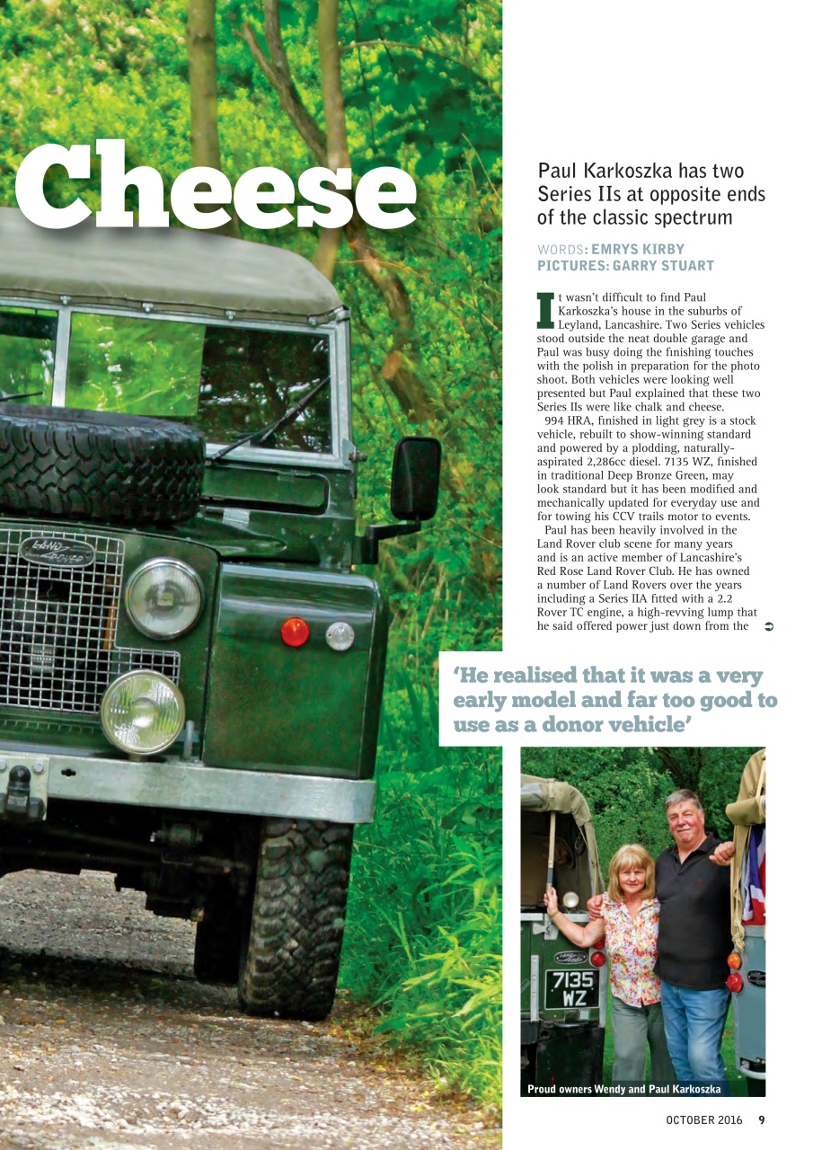 Classic Land Rover Magazine - October 2016 Back Issue