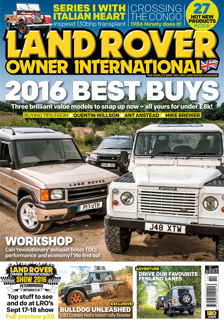 Land Rover Owner Magazine - October 2016 Back Issue