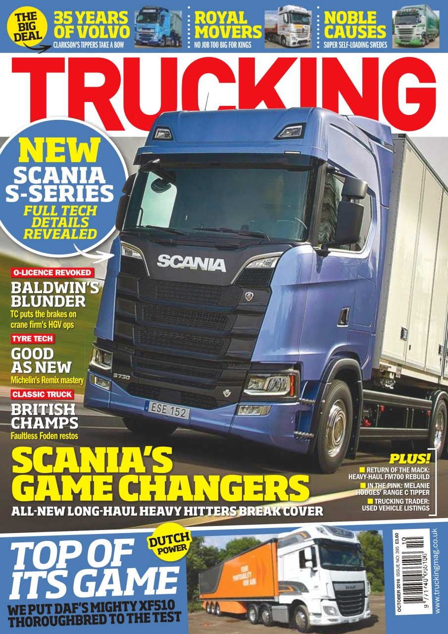 Trucking Magazine - No. 395 Scania's Game Changers Back Issue