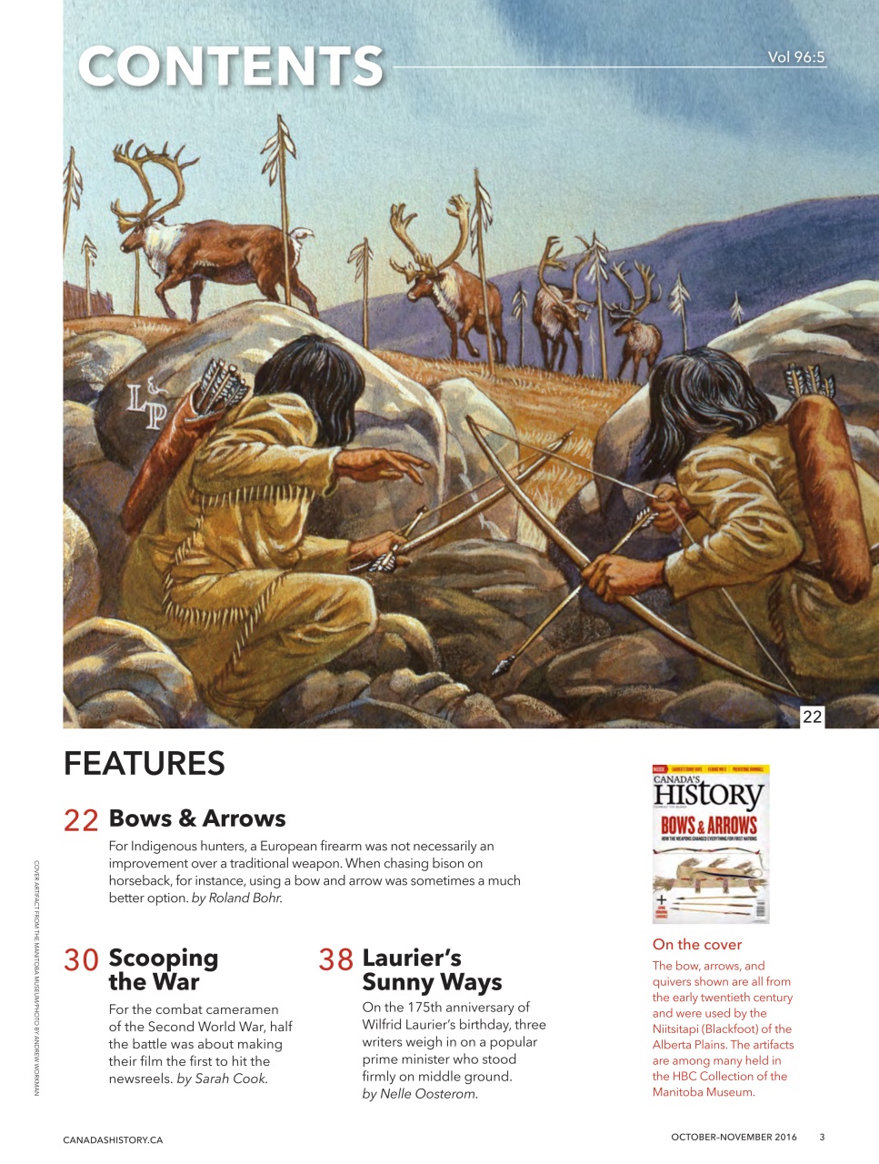 Canada's History Magazine - Oct/Nov 2016 Back Issue