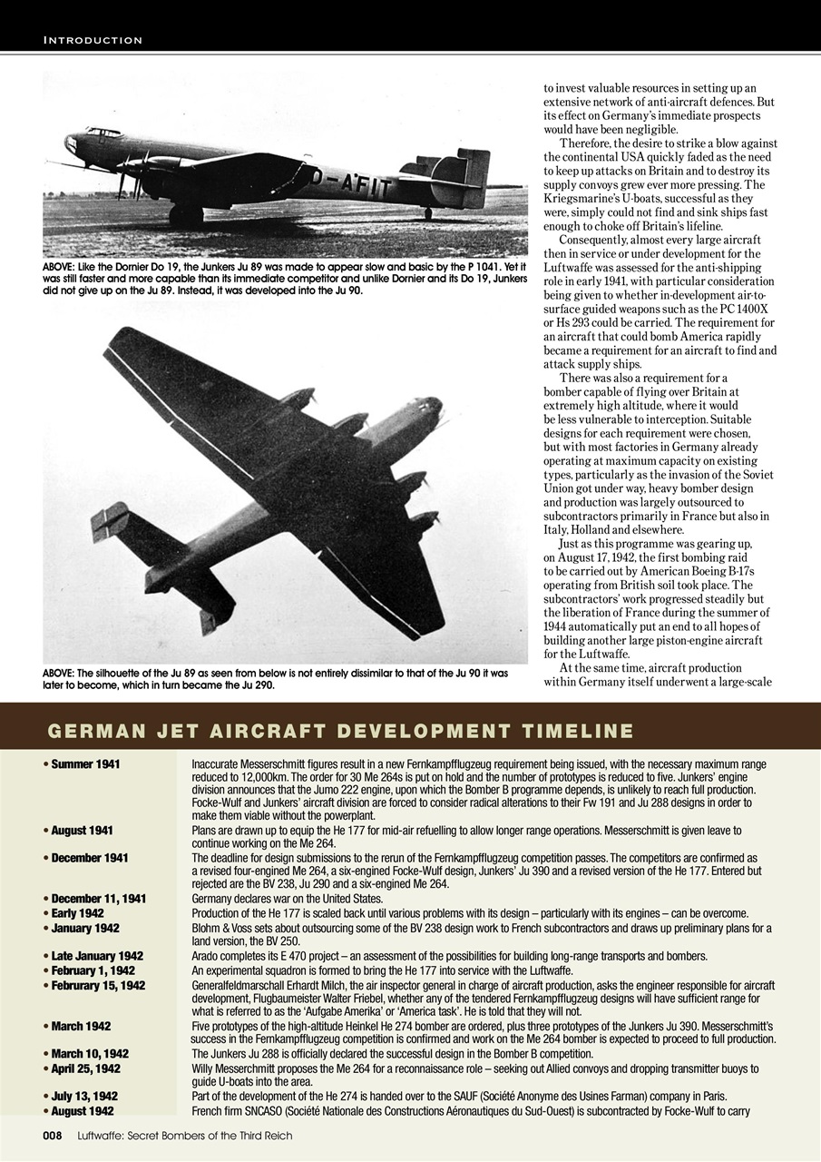 Aviation Classics Magazine - Luftwaffe: Secret Bombers of the Third ...
