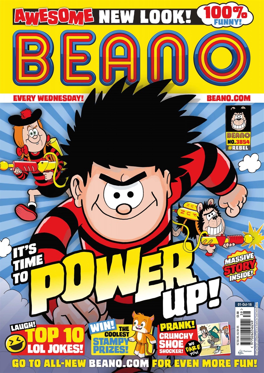 Beano Magazine - 1st October 2016 Back Issue