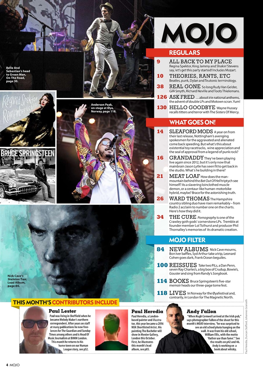 Mojo Magazine - November 2016 Back Issue