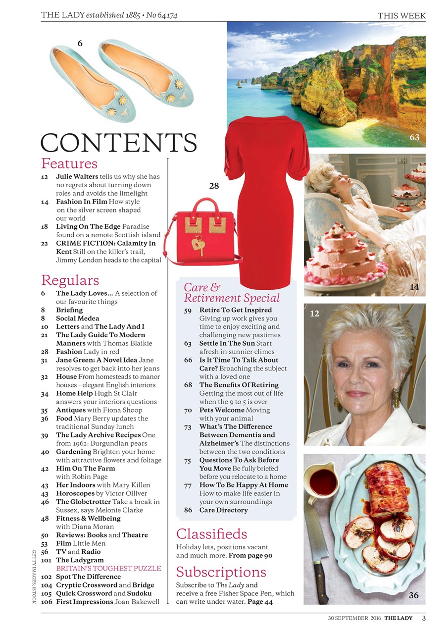 The Lady Magazine - 30th September16 Back Issue
