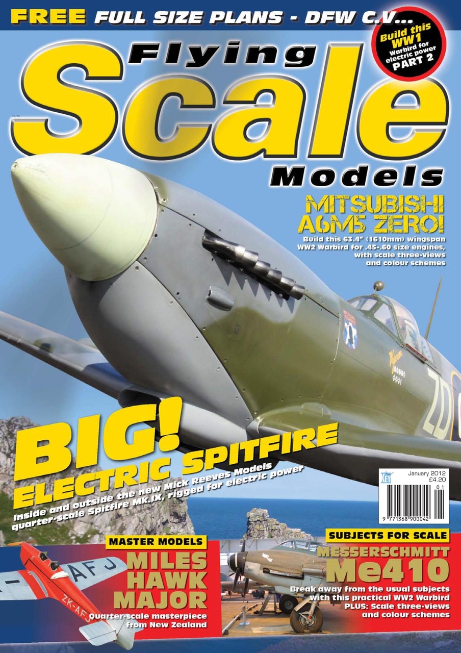Flying Scale Models Magazine - January 2012 Back Issue