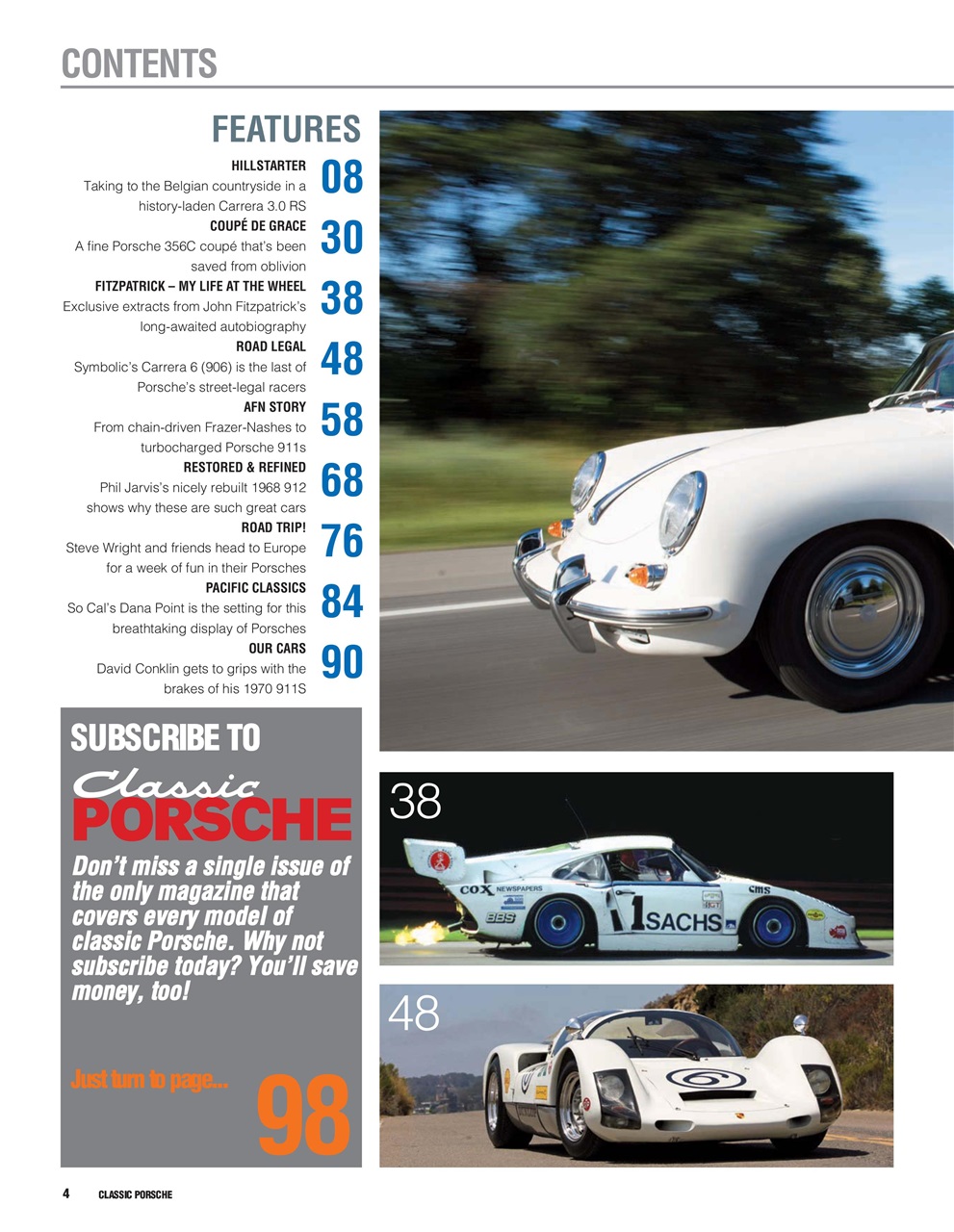 Classic Porsche Magazine - Classic Porsche 39 Back Issue