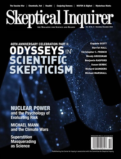 Skeptical Inquirer Magazine - Nov Dec 2016 Back Issue