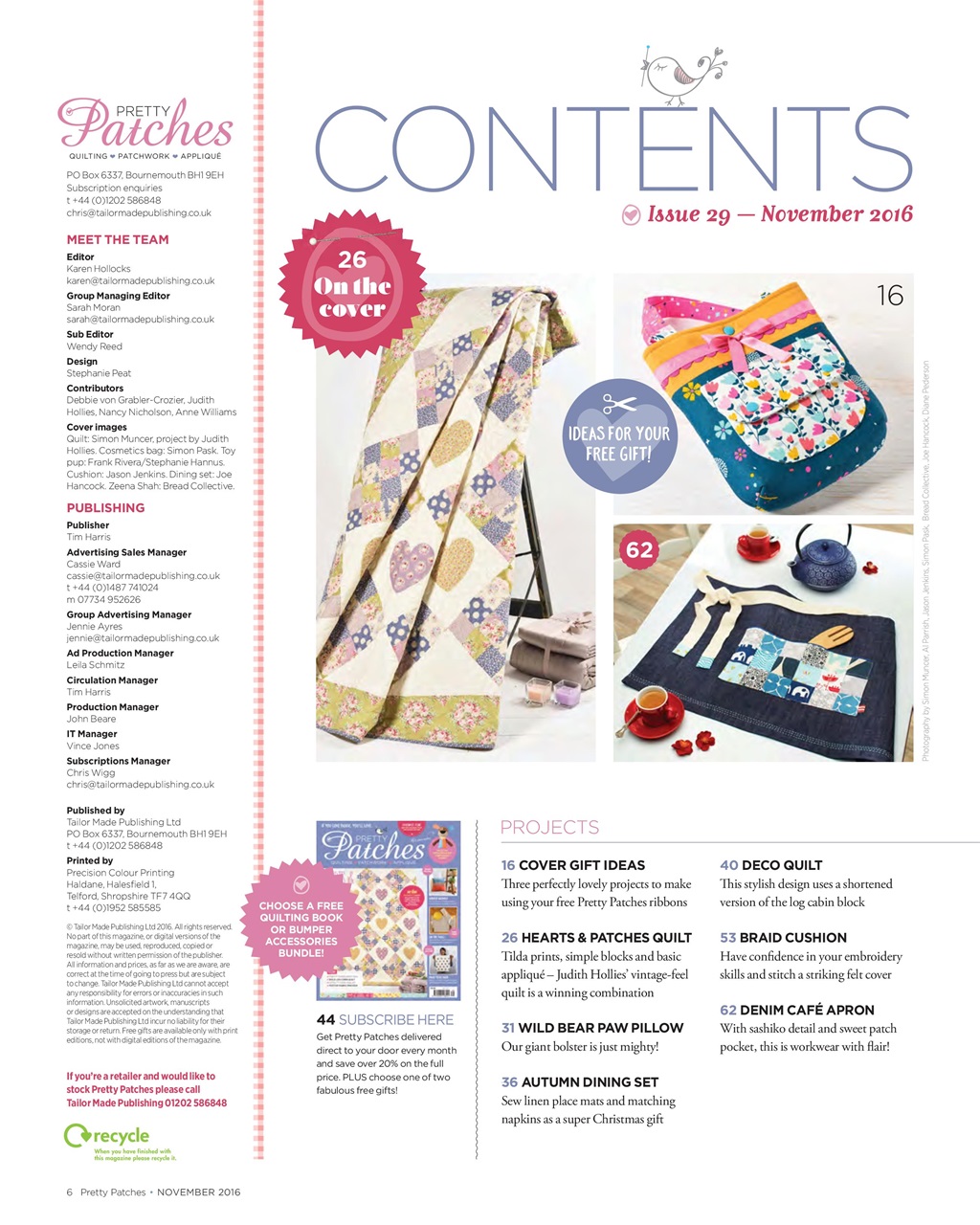 Pretty Patches Magazine - Issue 29 Subscriptions | Pocketmags