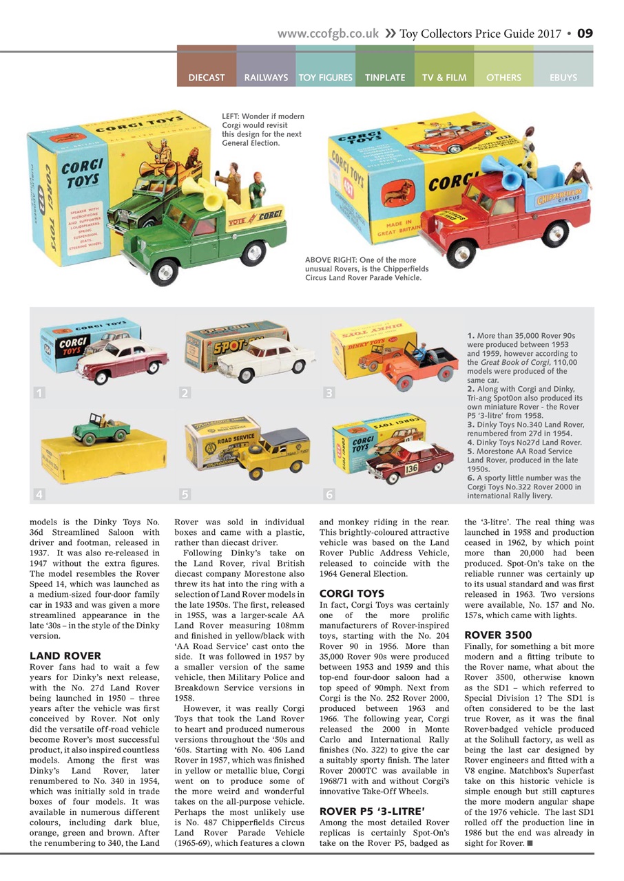 Toy Collectors Price Guide Magazine - Price Guide 2017 Back Issue