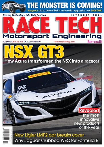 Race Tech Magazine - Issue 192 Back Issue