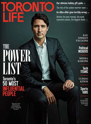 Toronto Life Magazine - December 2016 Back Issue