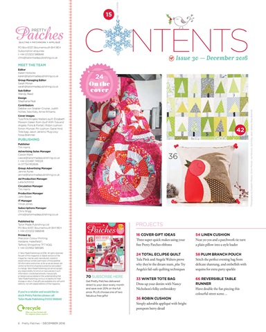 Pretty Patches Magazine - Issue 30 Subscriptions | Pocketmags