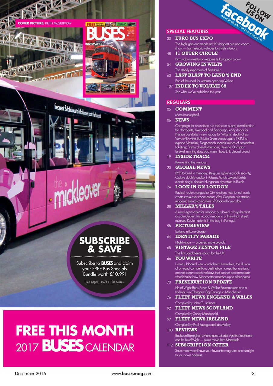 Buses Magazine - December 2016 Back Issue
