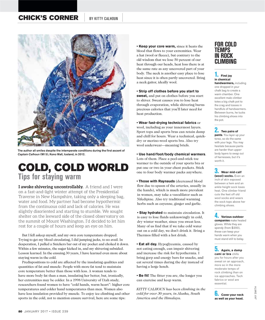 Rock and Ice Magazine - January 2017, #239 Back Issue