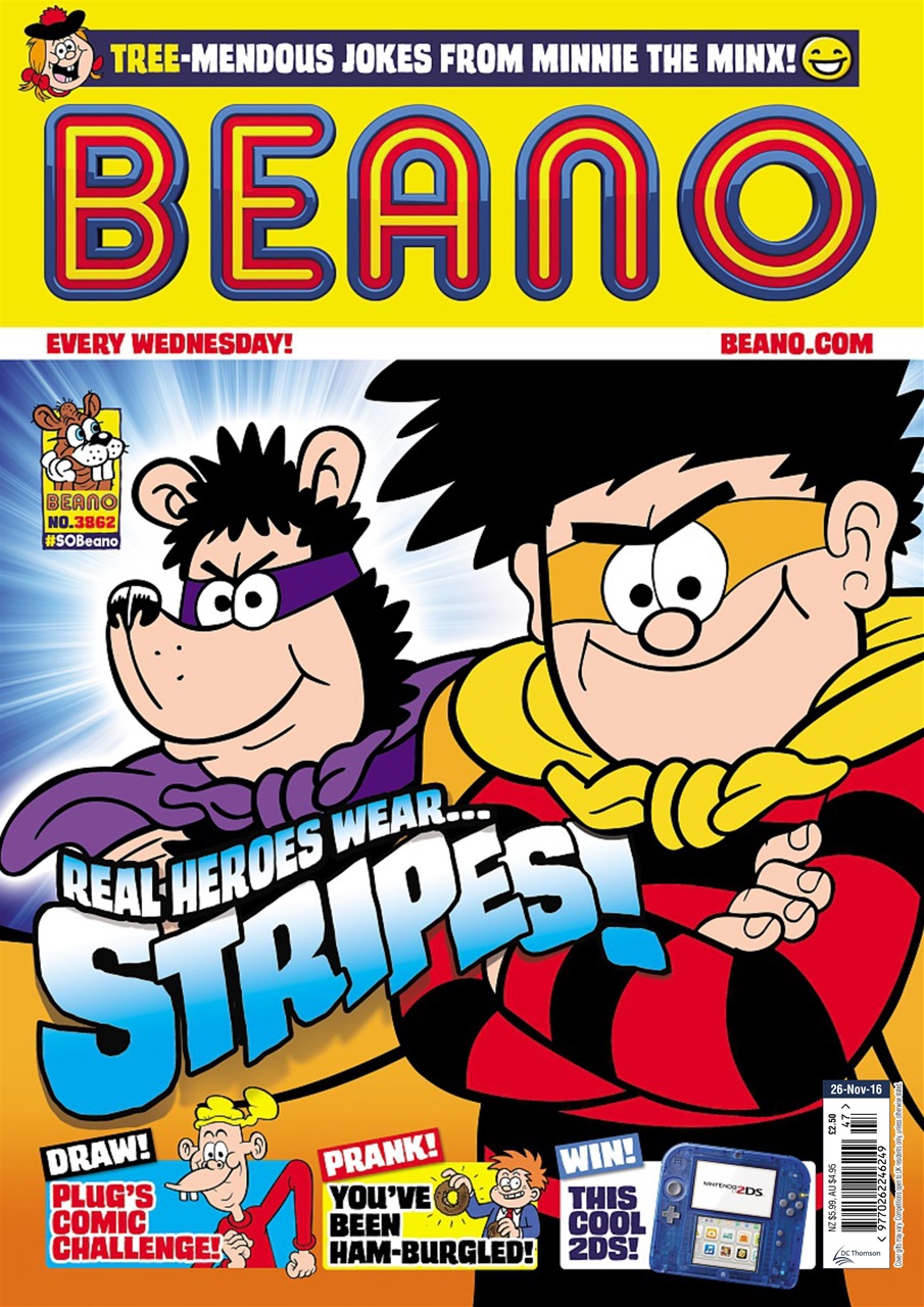 Beano Magazine - 26th November 2016 Back Issue