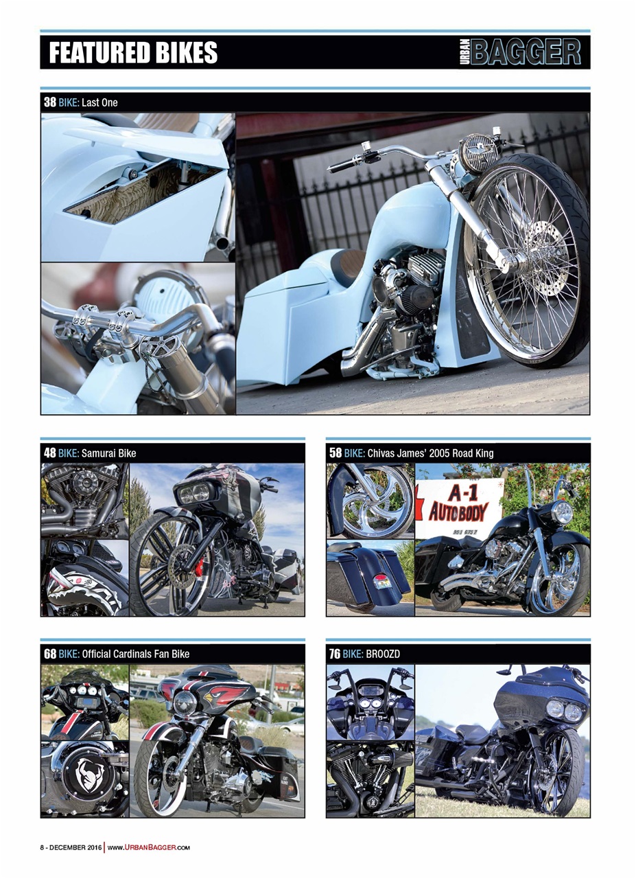 Urban Bagger Magazine - December 2016 Back Issue