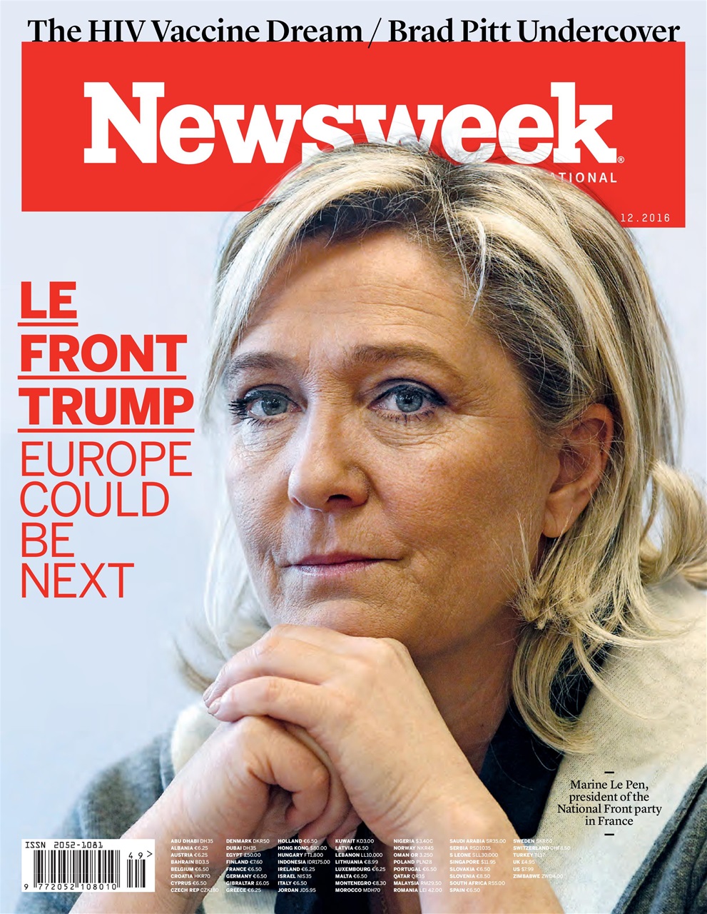 Newsweek International Magazine - 2nd December 2016 Back Issue