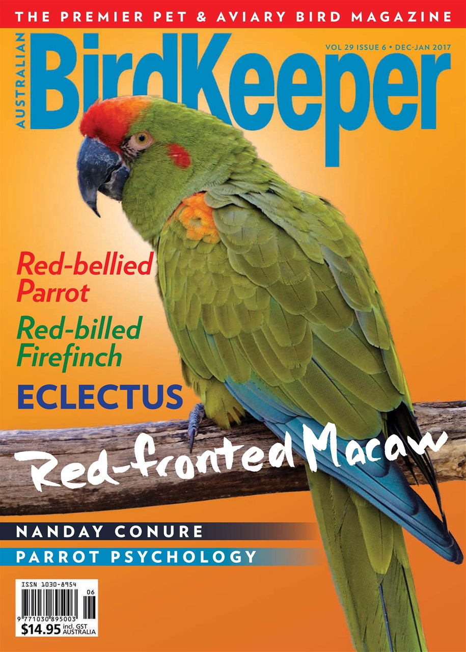 Australian Birdkeeper Magazine - BirdKeeper Vol 29 Iss 6 Back Issue