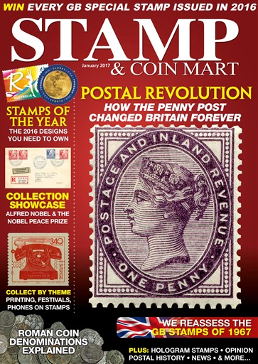 Stamp Collector Magazine - January 2017 Back Issue