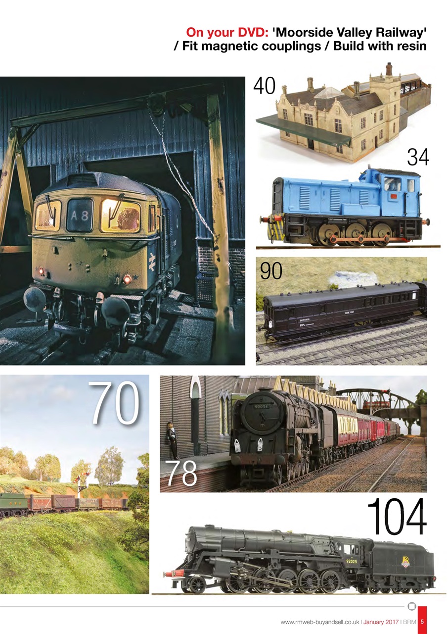 British Railway Modelling (BRM) Magazine - January 2017 Back Issue