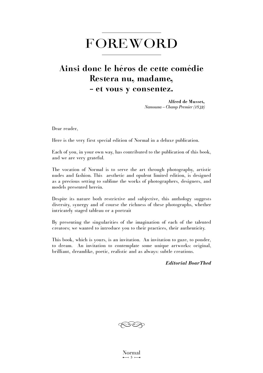 Normal Magazine - Issue n°1 - Part 1 (English) Back Issue