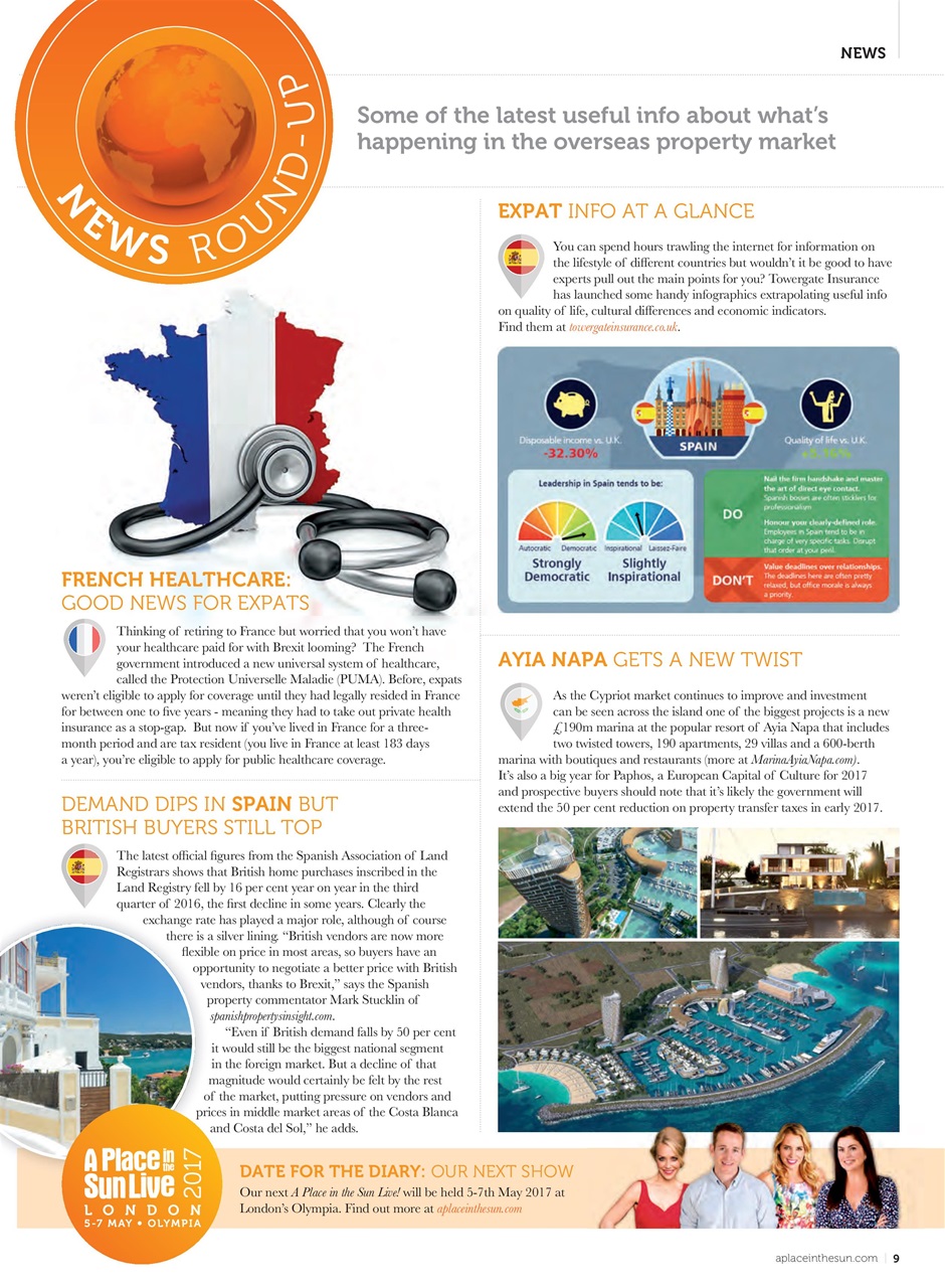 A Place in the Sun Magazine - A Place in the Sun Winter 2016 Back Issue