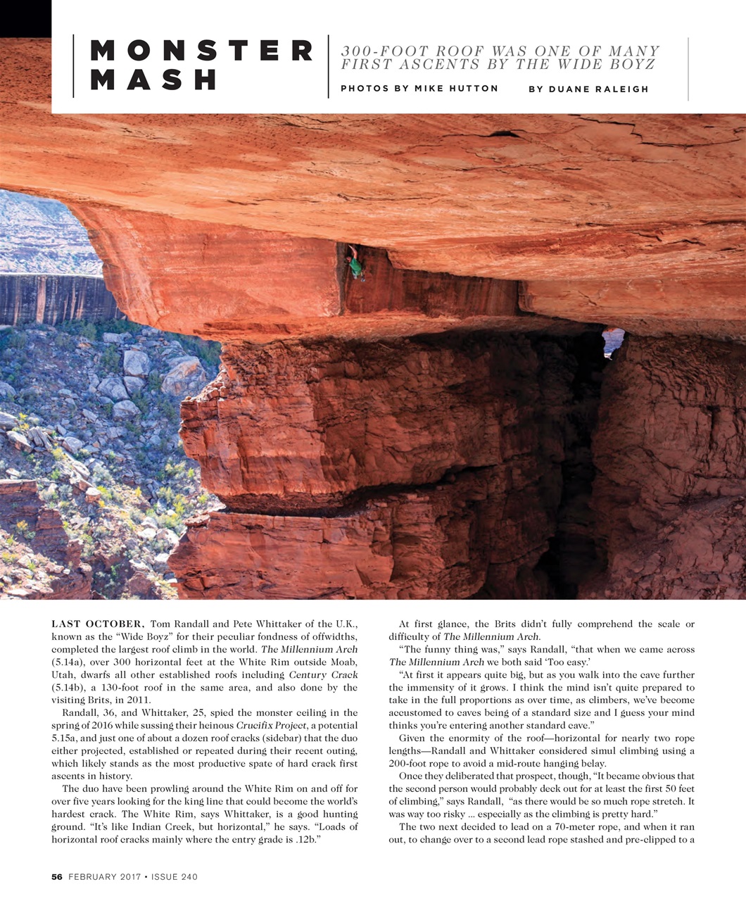 Rock and Ice Magazine - February 2017 Subscriptions | Pocketmags