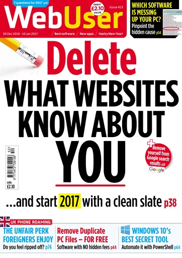 Webuser Magazine - 413 Back Issue