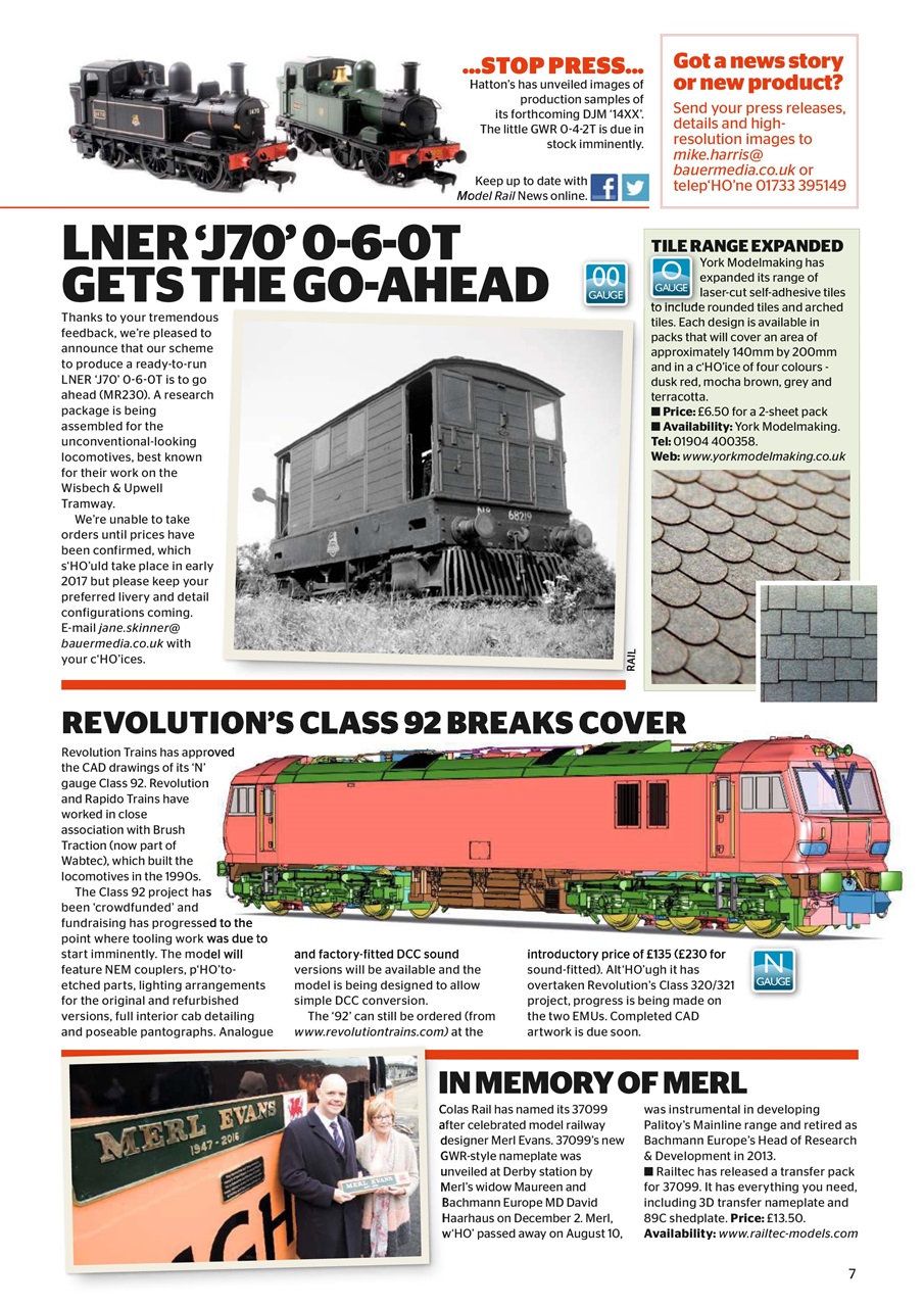 Model Rail Magazine - February 2016 Back Issue