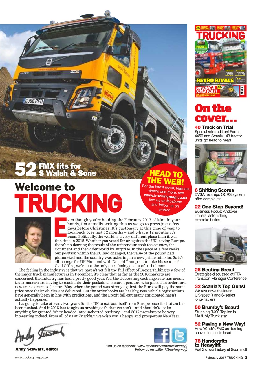 Trucking Magazine - No. 399 Retro Rivals Back Issue