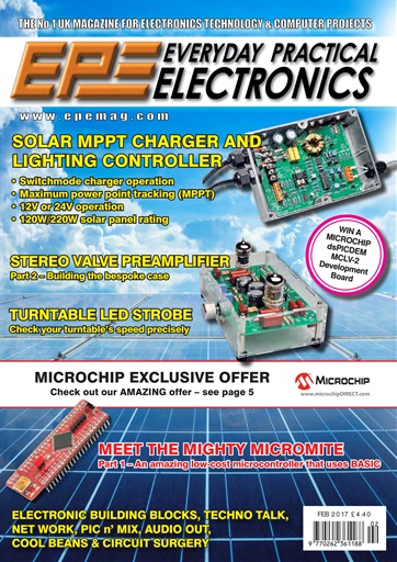 Practical Electronics Magazine - February 2017 Back Issue