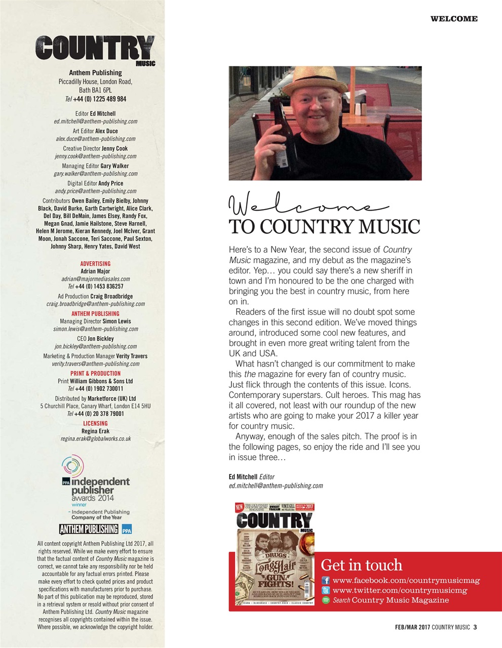 Country Music Magazine - FREE Sample Issue Special Issue
