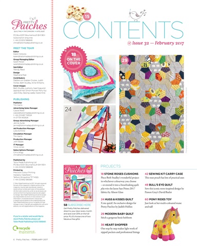 Pretty Patches Magazine - Issue 32 Back Issue